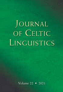 Journal of Celtic Linguistics | UWP